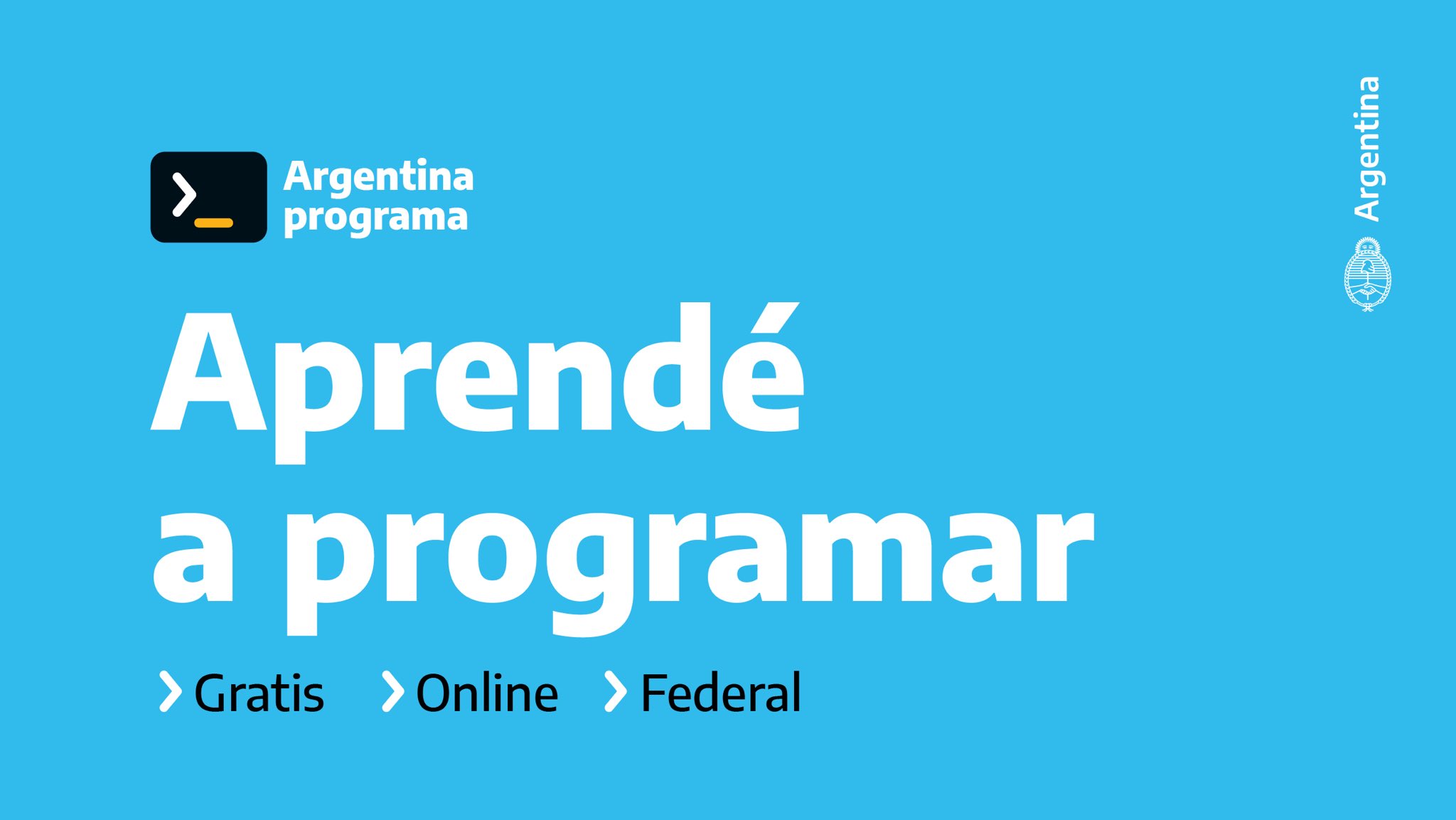 Secretaría de Industria y Desarrollo Productivo on Twitter: "ARGENTINA PROGRAMA: 2° EDICIÓN ...