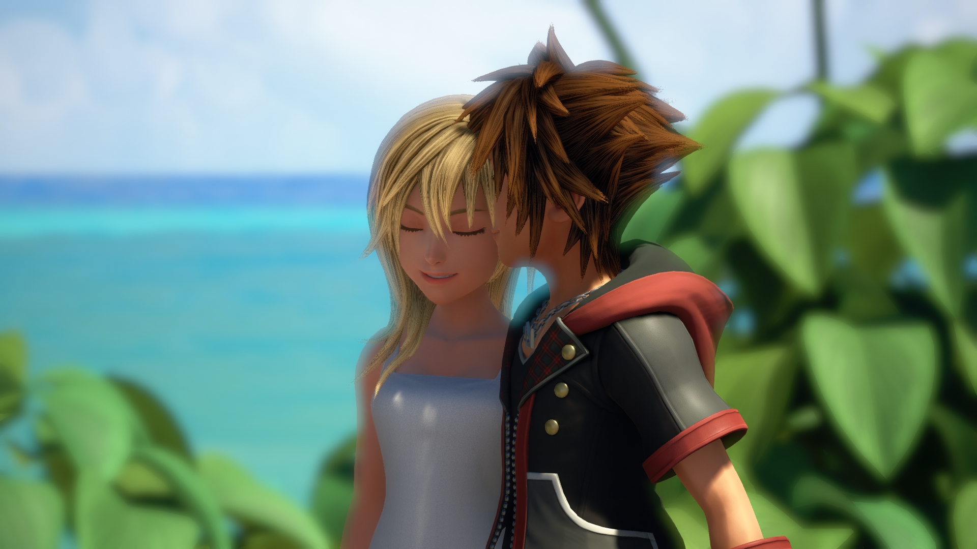 Kingdom Hearts Sora And Namine Kissing Kingdom Hearts: Chain Of