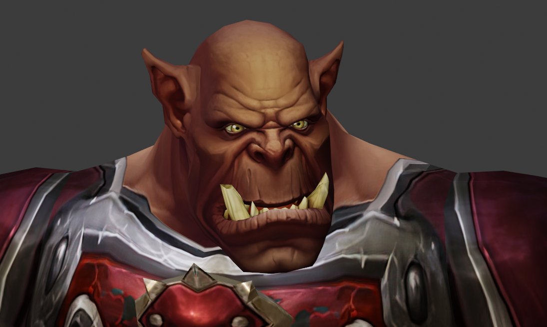 Orc Face Wow