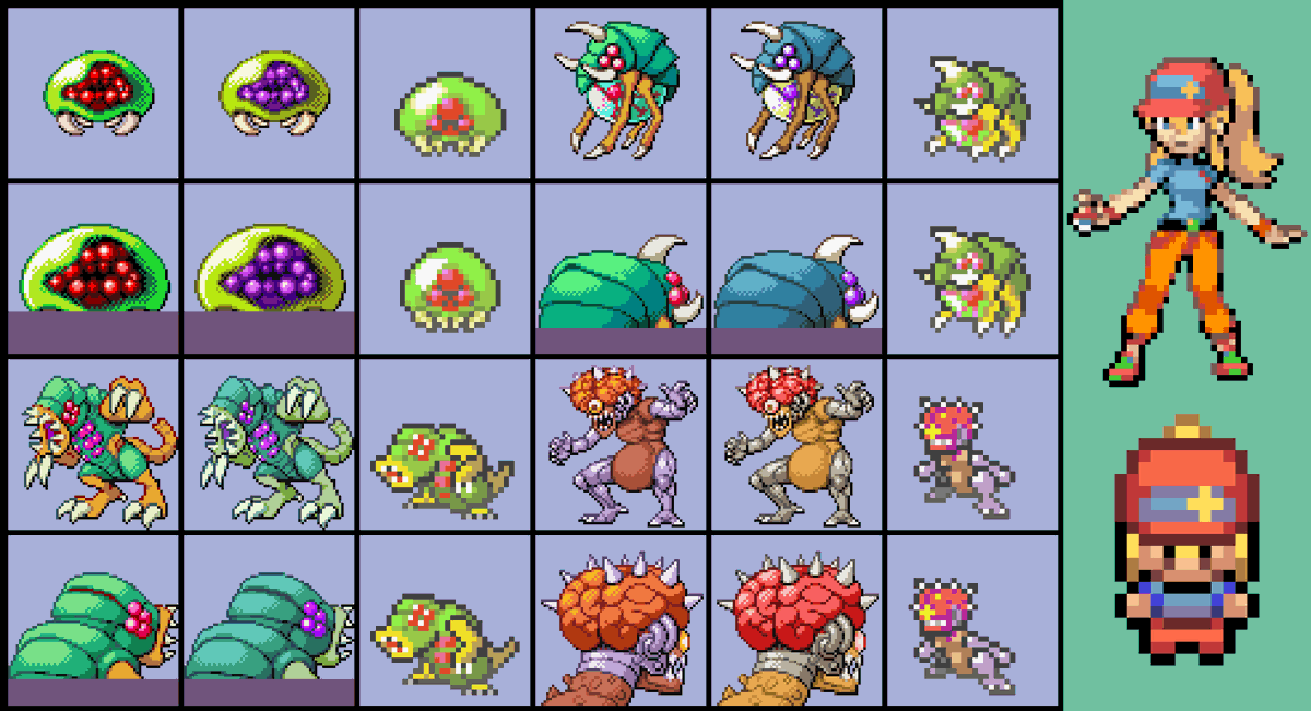 Pokemon Trainer Sprites Red