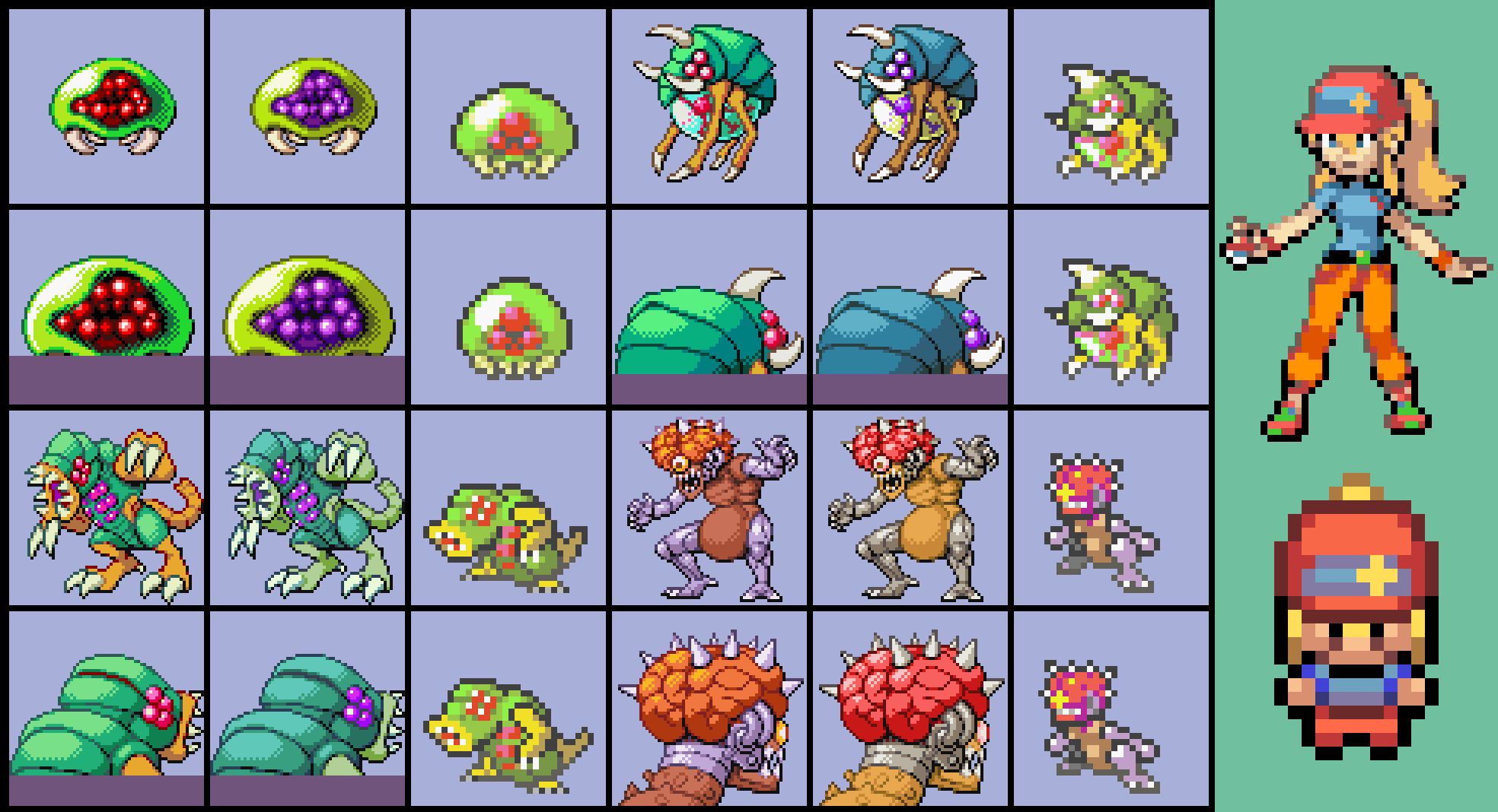 Pokemon Trainers Sprites