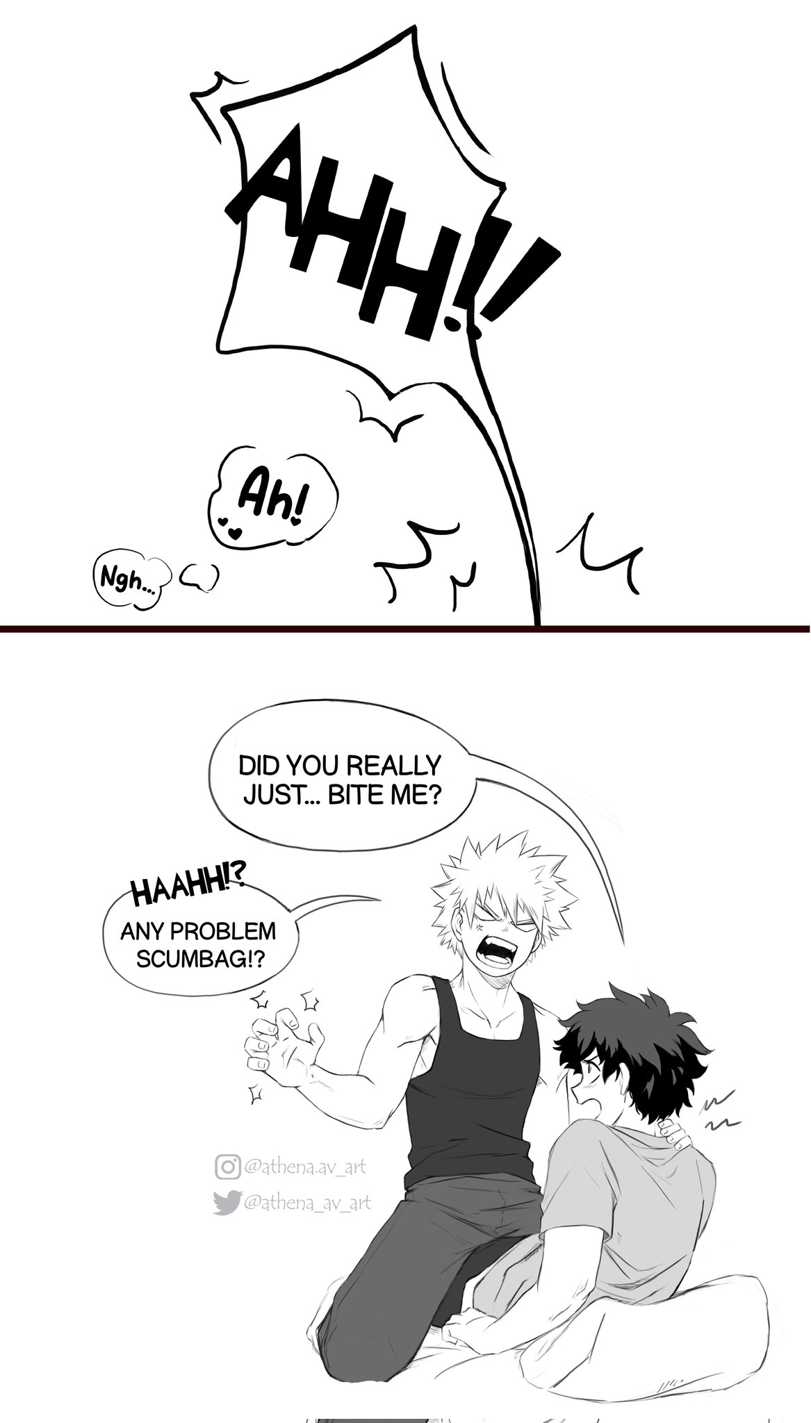 Athena-av art🧡💚 STORE OPEN!Preorders until oct 9 on Twitter: "Bakubite 🧡🧛💥 . #bakudeku # ...