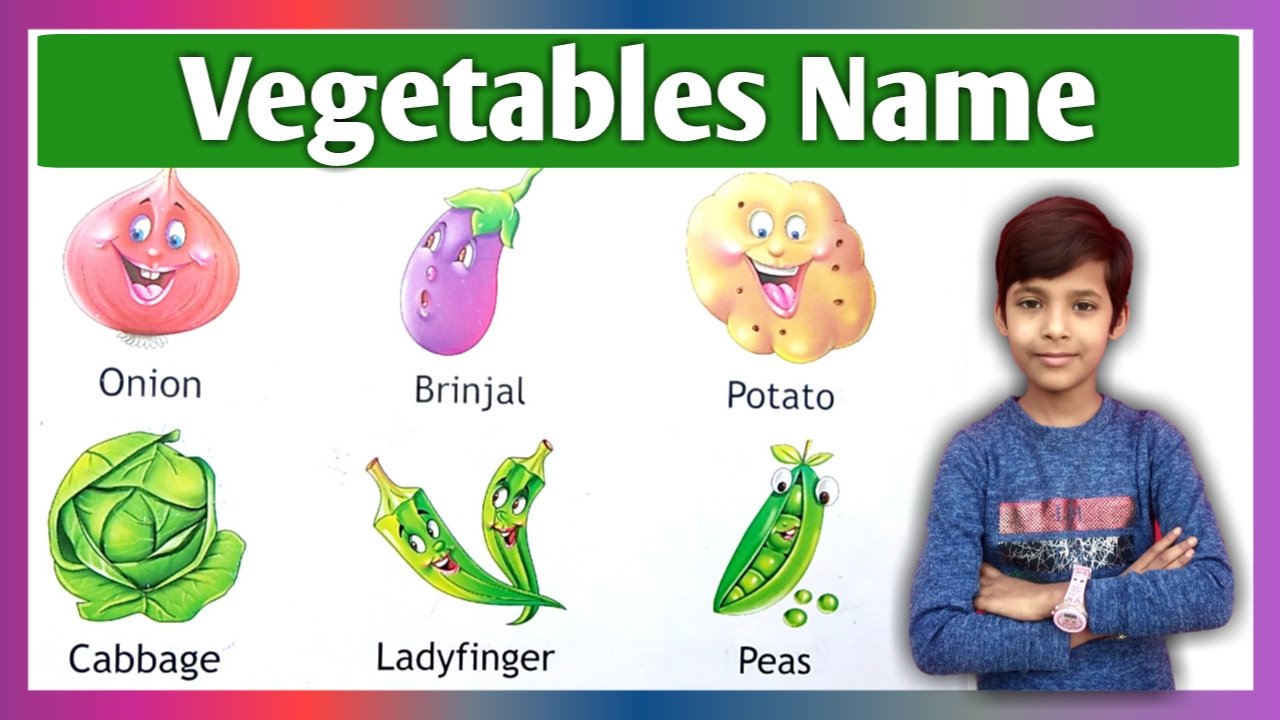 Vegetables Name With Picture For Kids