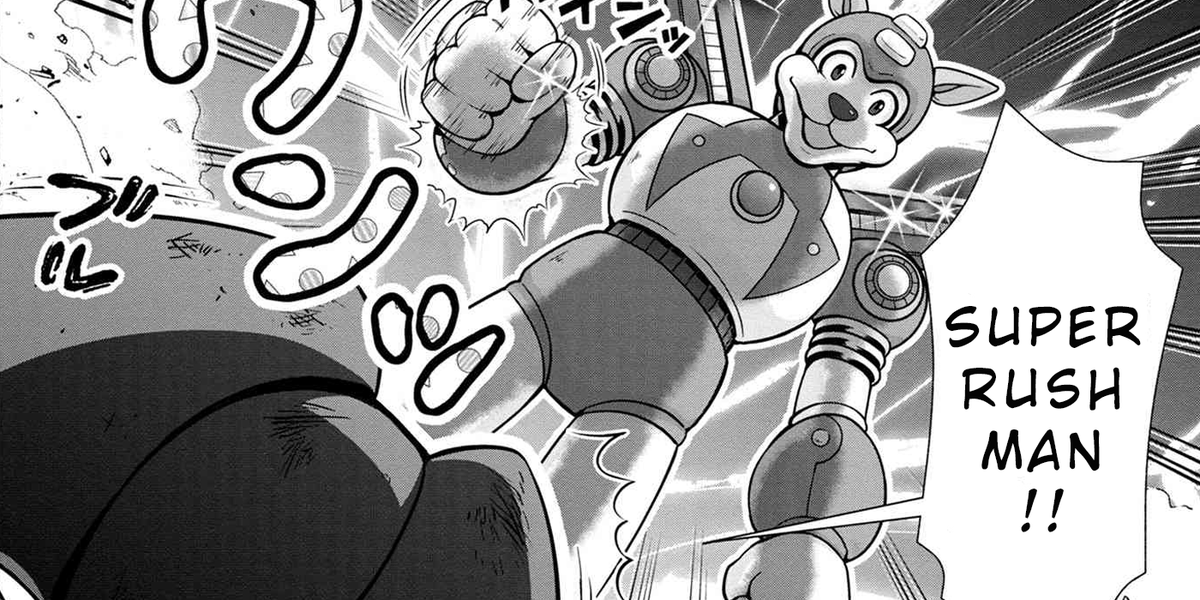 「News: "Super Rush Man" Returns in Rockman-chan Chapter 10 ht」Brianの漫画