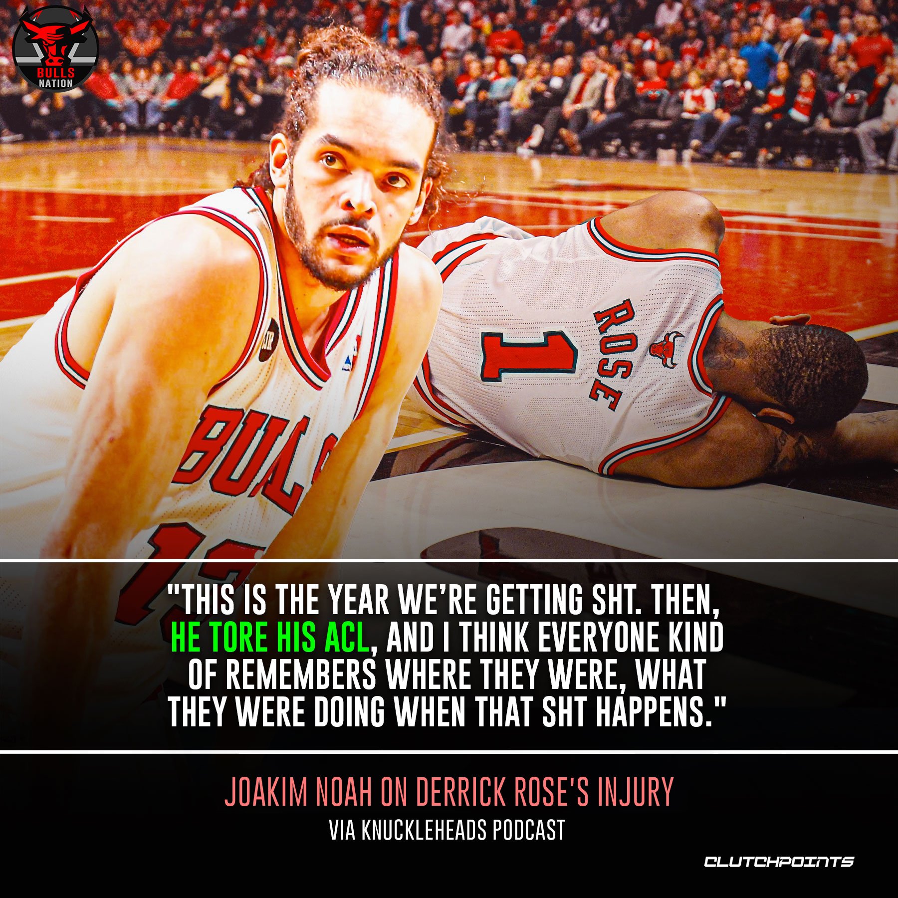 Derrick Rose Tears His Acl