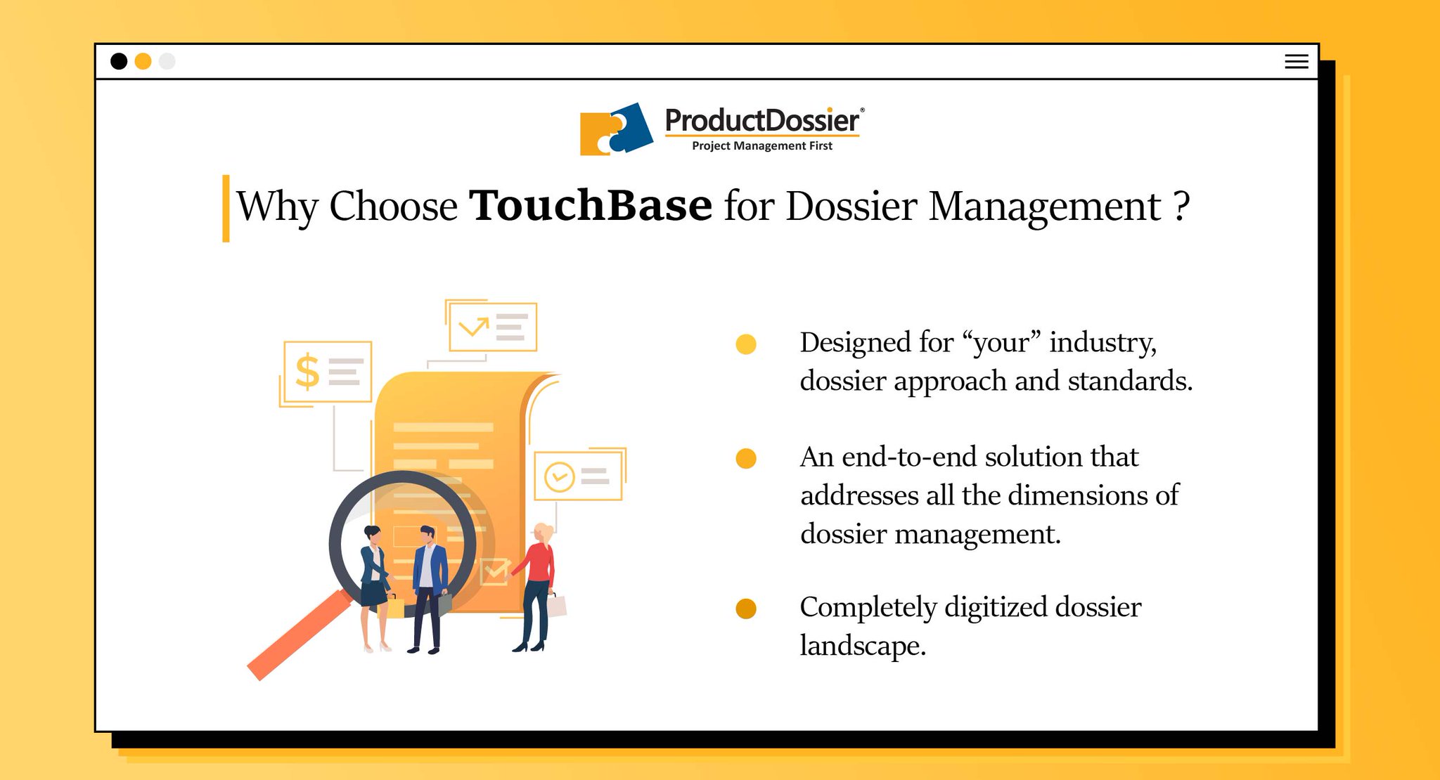 ProductDossier on Twitter: "TouchBase Dossier management software module helps pharmaceutical ...