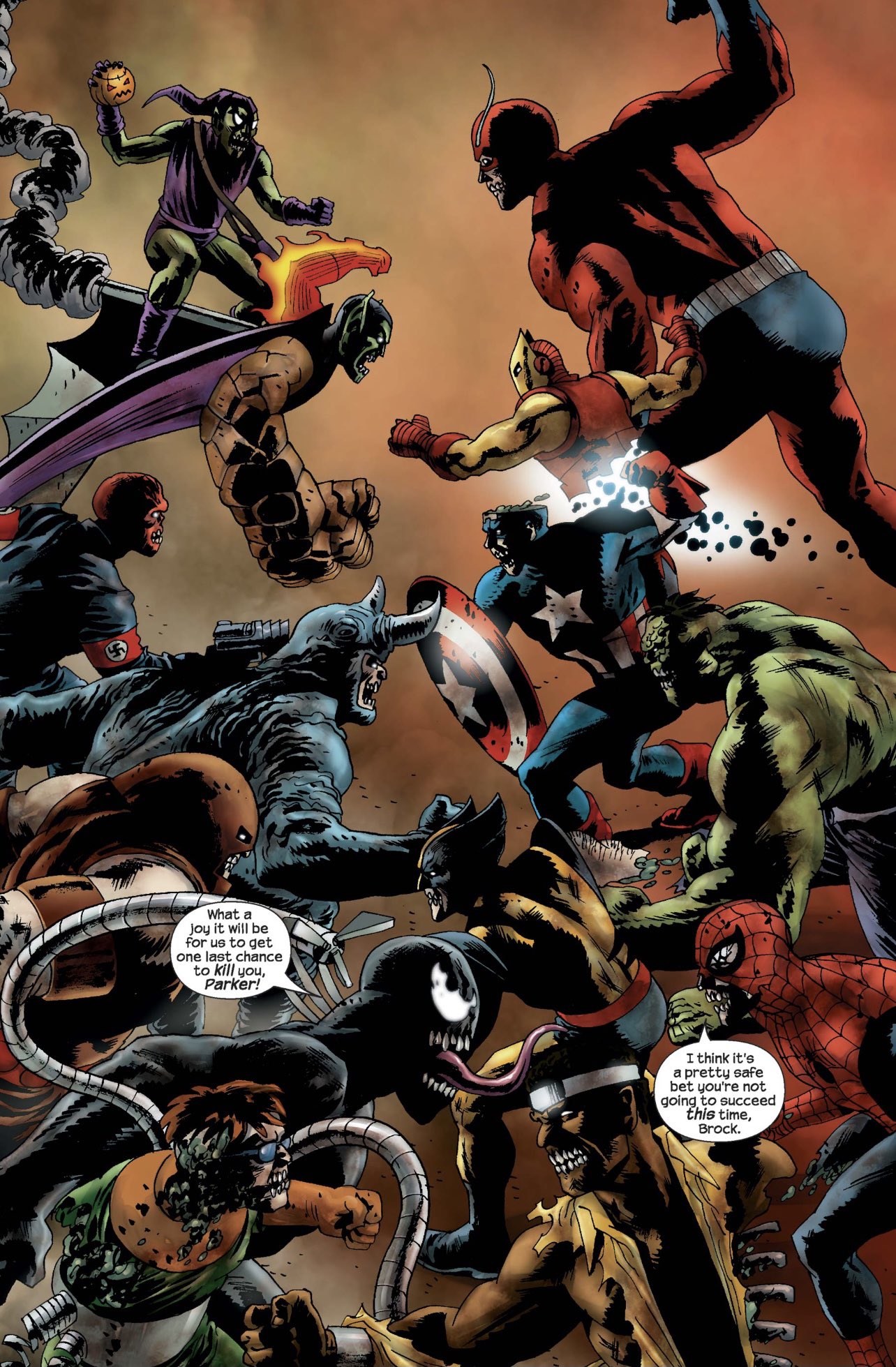 Marvel Zombies Spiderman Vs Venom