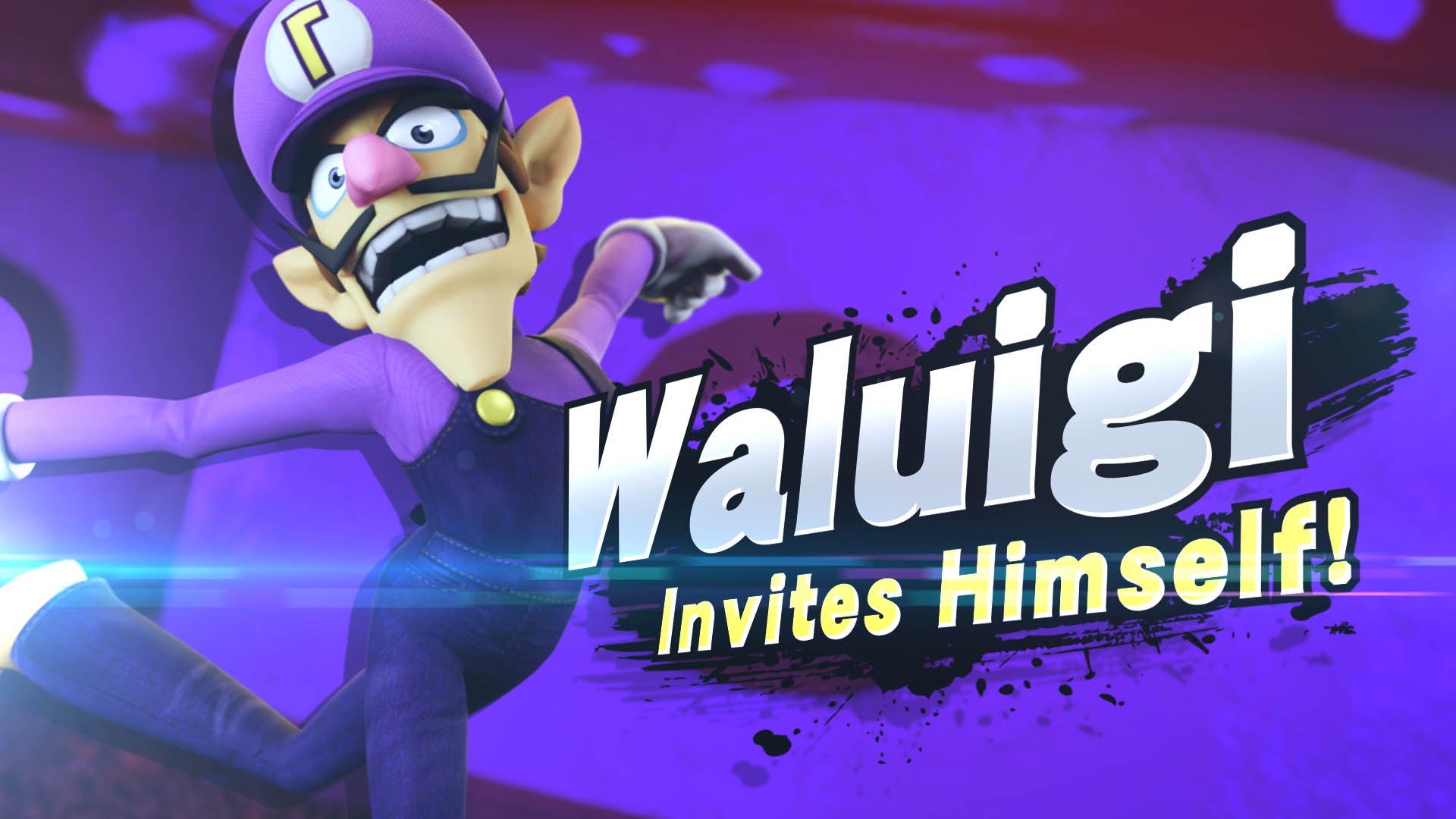 King Bob Gaming on Twitter: "Waluigi gets his invite! (Kinda) Here's an animation I spend a ...