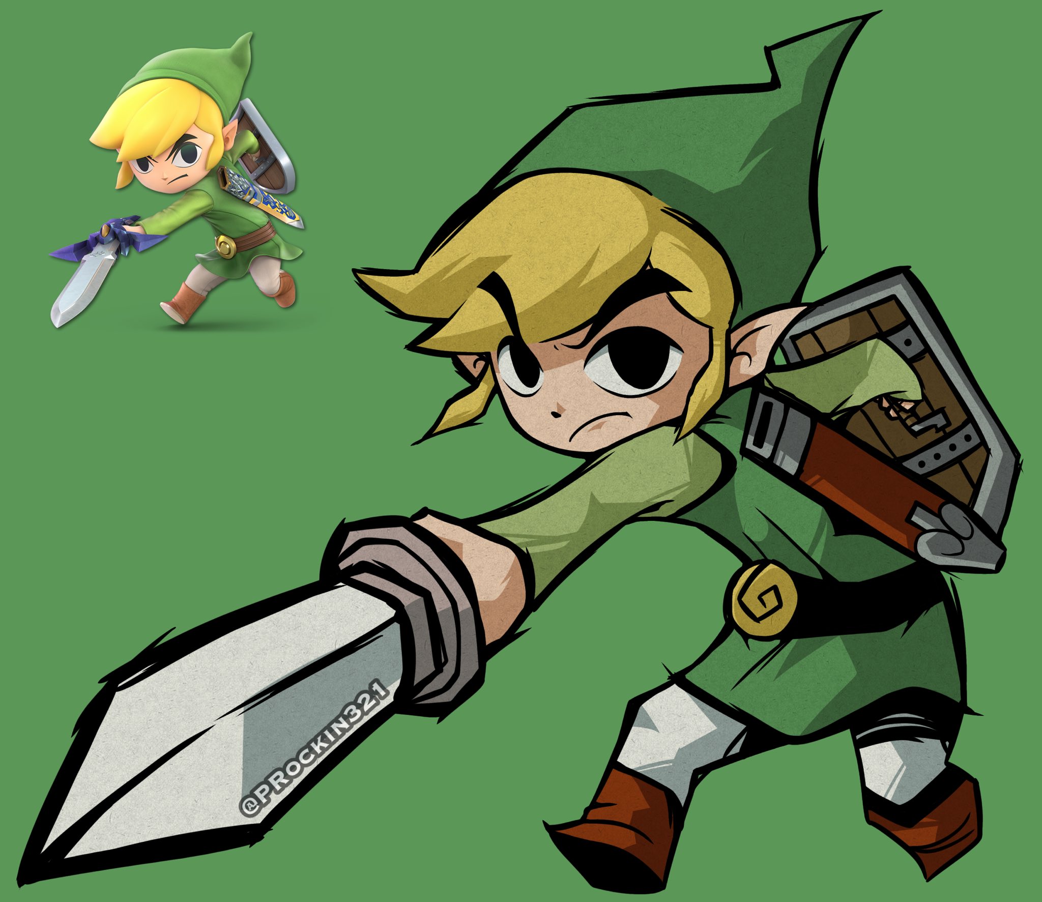 Toon Link Four Swords