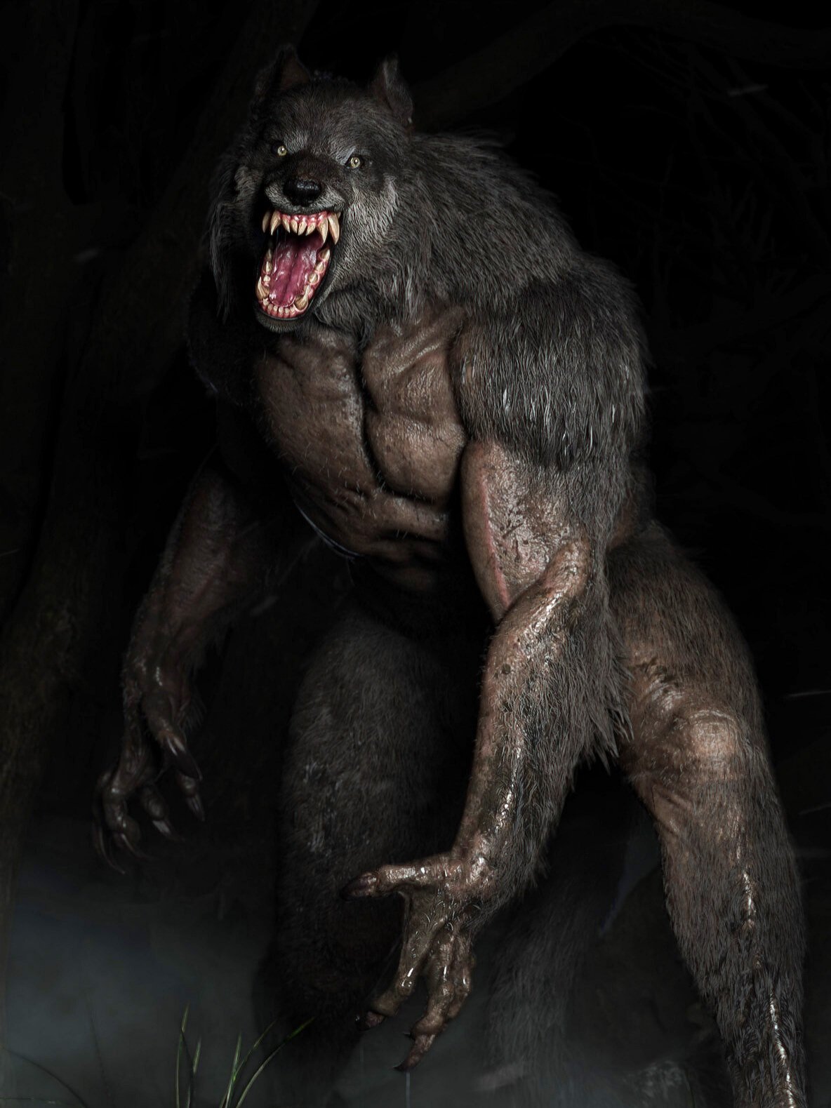 Werewolf Claws And Teeth
