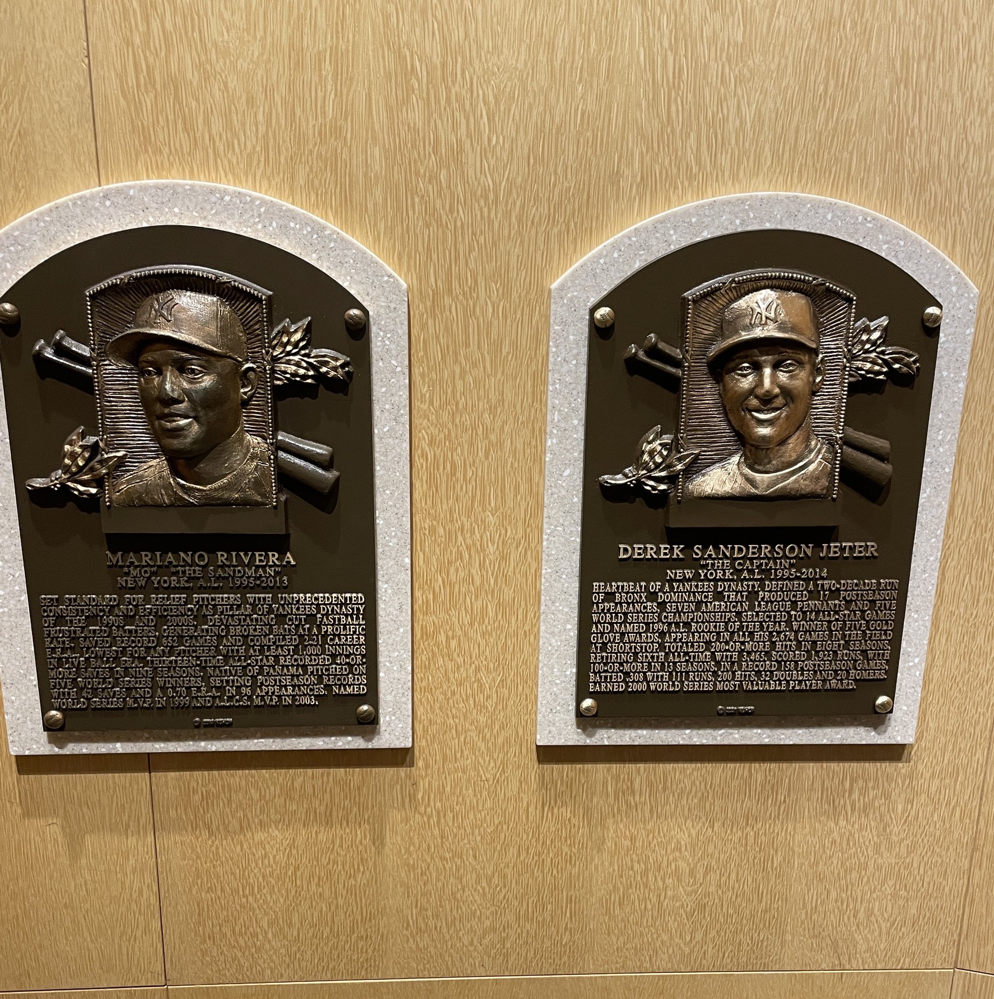 Derek Jeter HOF plaque - munimoro.gob.pe