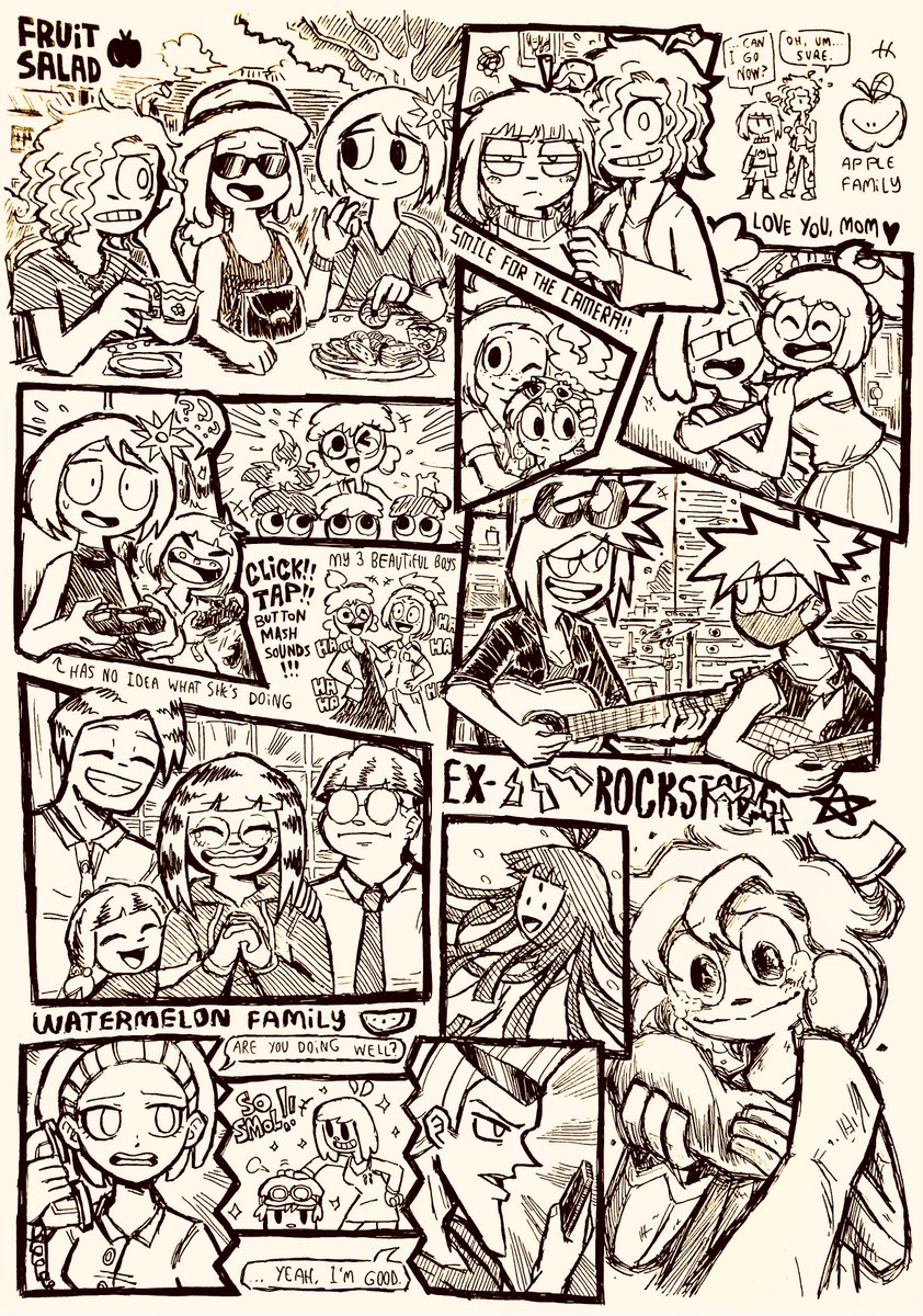 「Fruit Salad Mother's Day Doodle Dump pt. 1/2 」Josh-S26 🍎の漫画