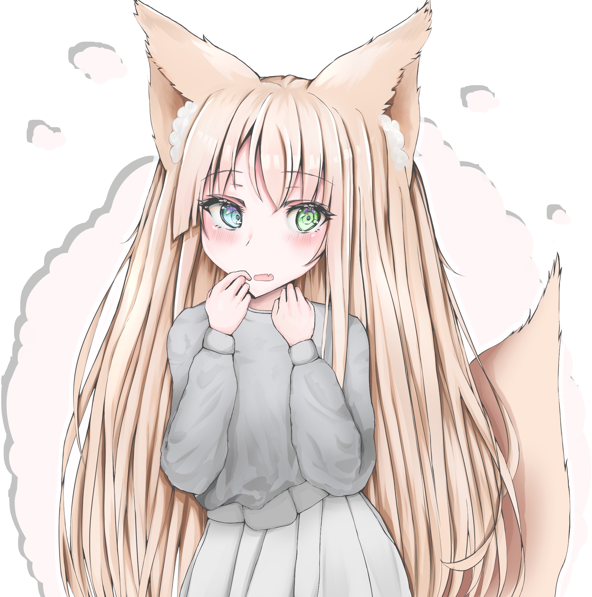 Neko Fox Drawing