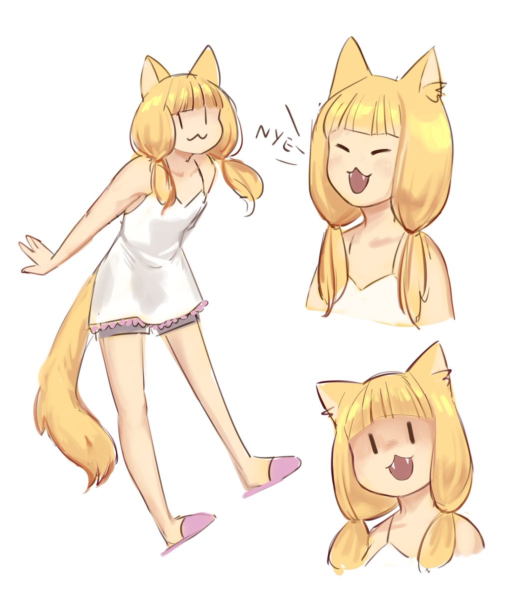 「rika's roommate - cute - VERY aware of i」|ocatg | comms OPEN!のイラスト