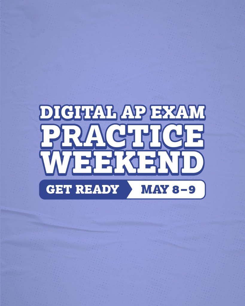 Trevor Packer on Twitter: "All students taking a digital AP Exam should ...