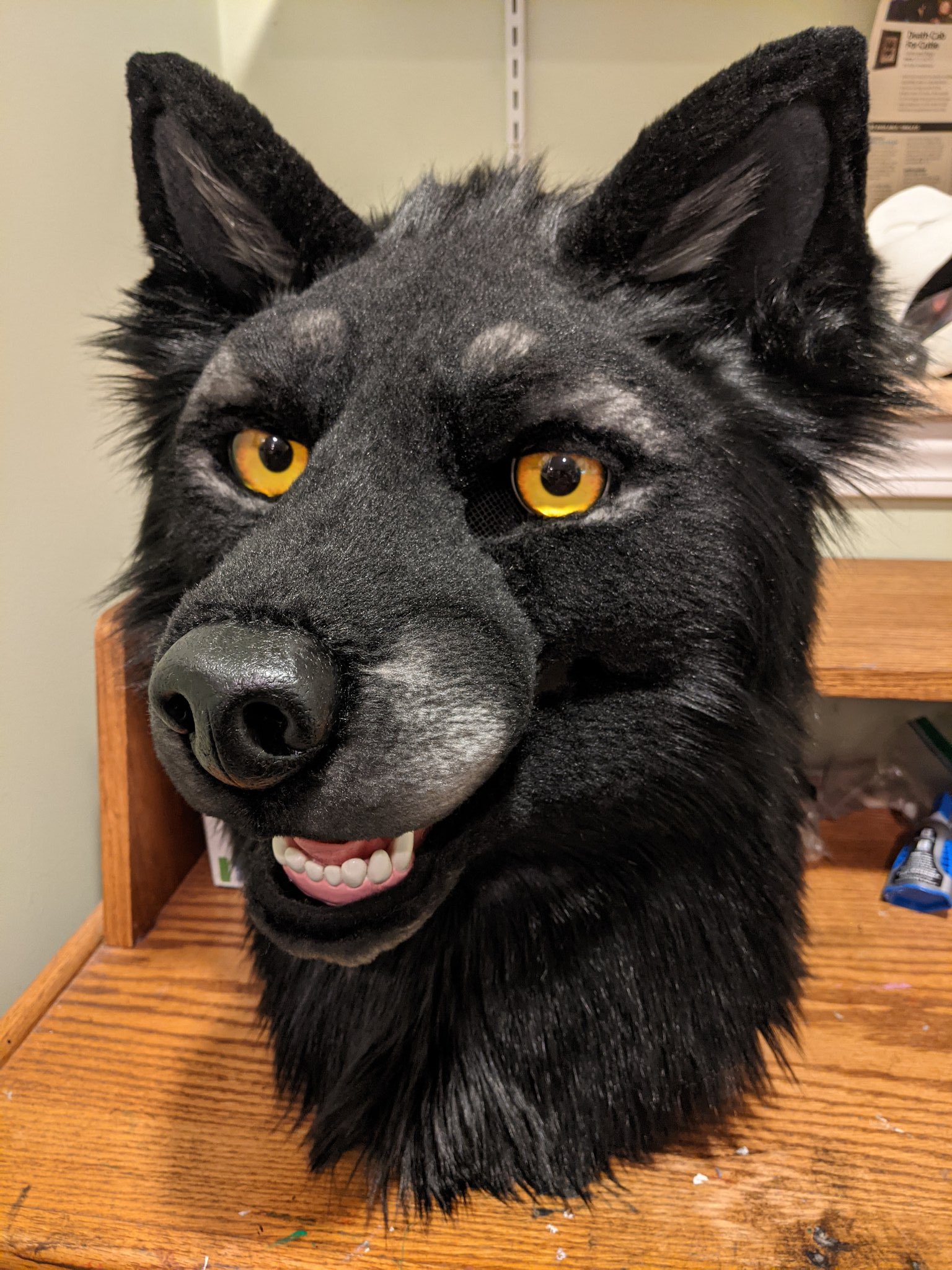Realistic Wolf Fursuit