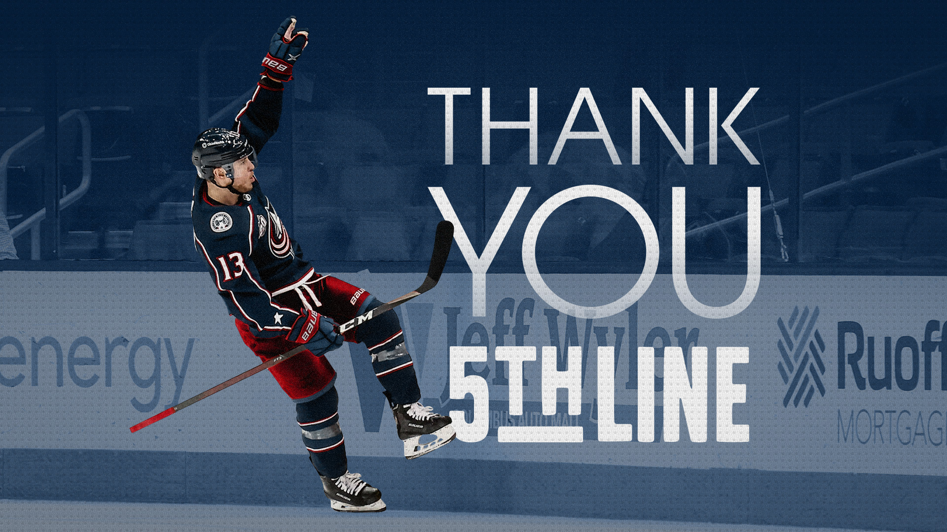 We Are The 5th Line Hockey Cbj