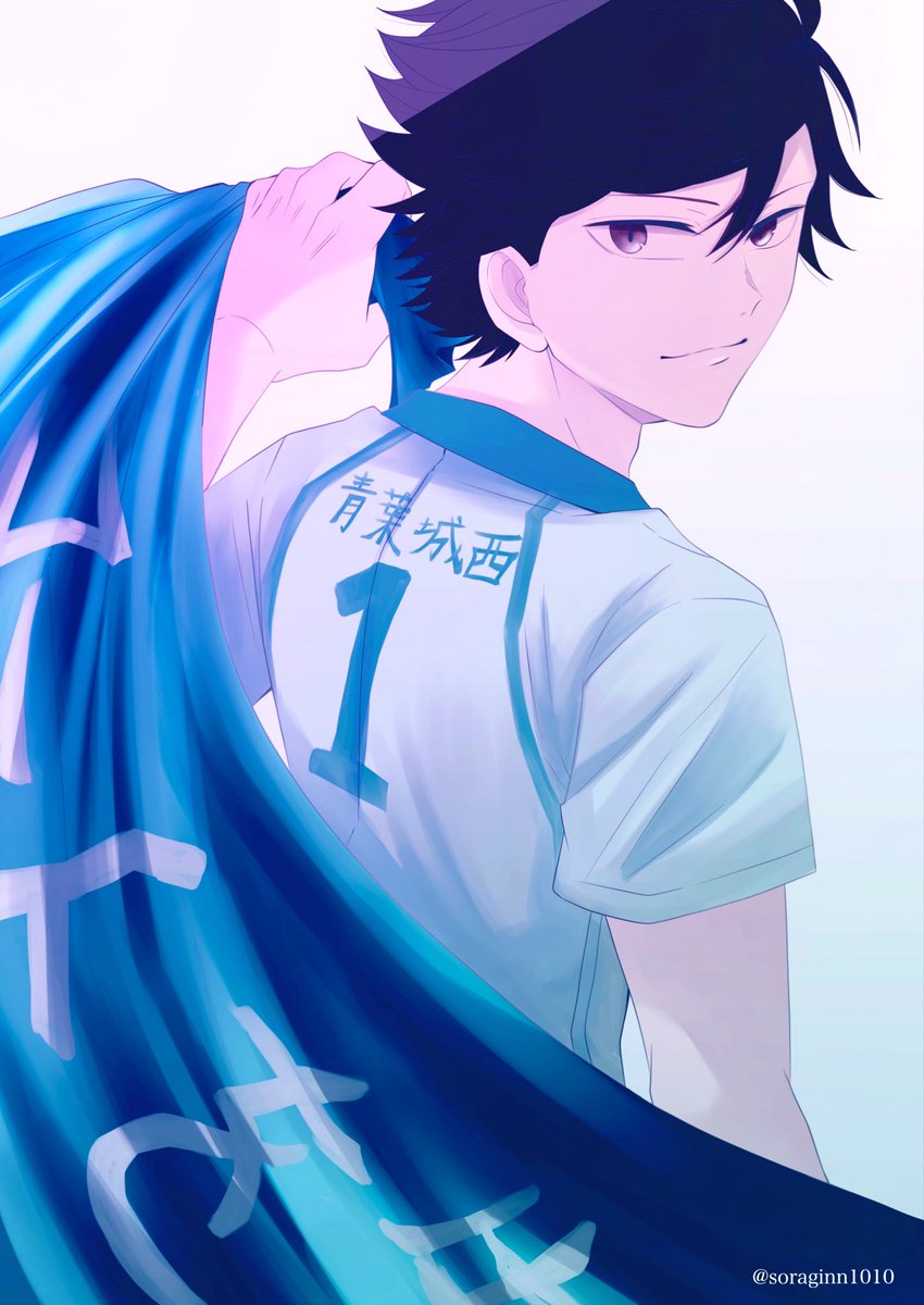 ハイキュー「母の日と母の誕生日プレゼントはハイキューのアニメが始まってからずっと及川さんのイ」昊コウのイラスト