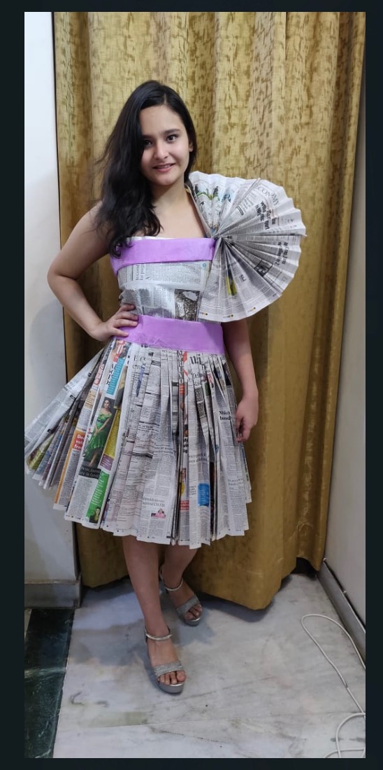 Newspaper Gown