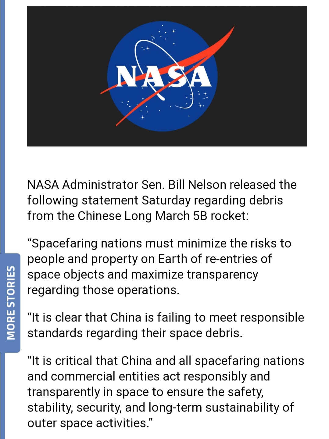 Nasa Press Releases