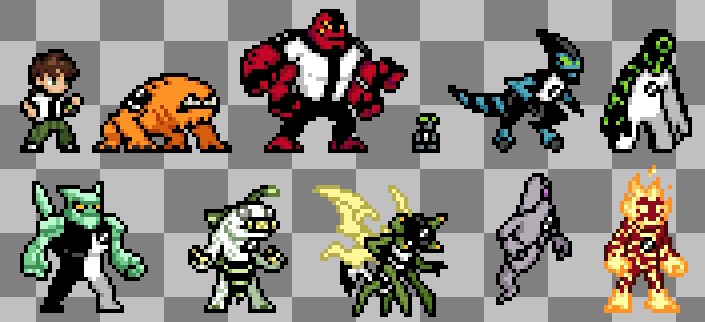 Ben 10 Sprites