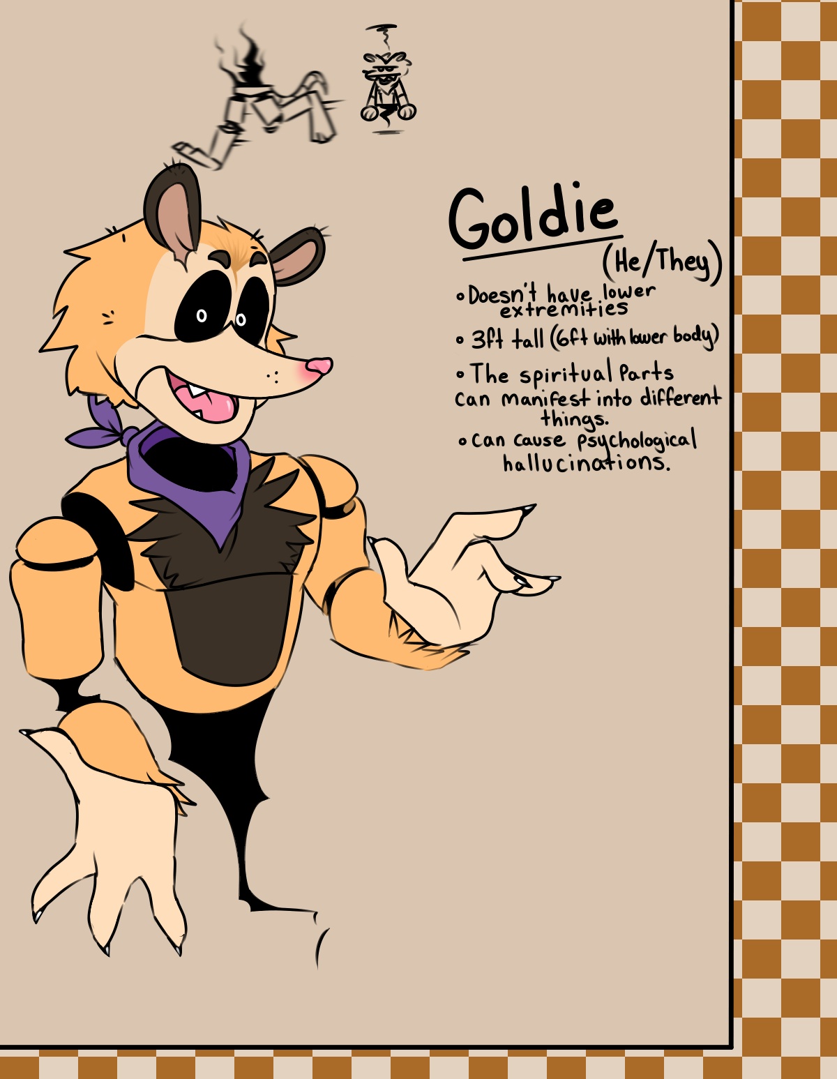 Golden Freddy Fazbear Poster