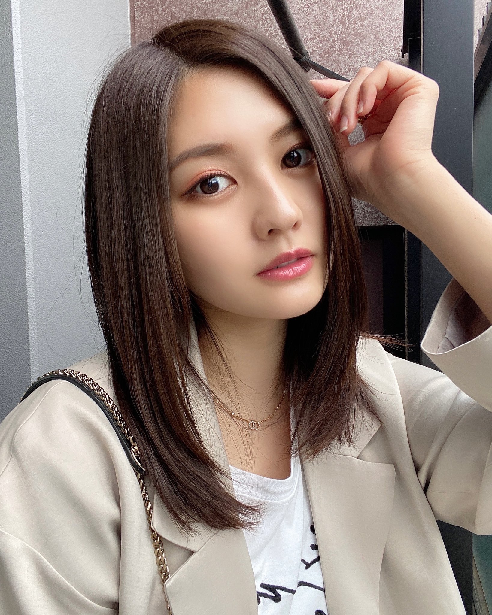 林ゆめ on Twitter: "暗髪にしました🖤どうですか？☺️…