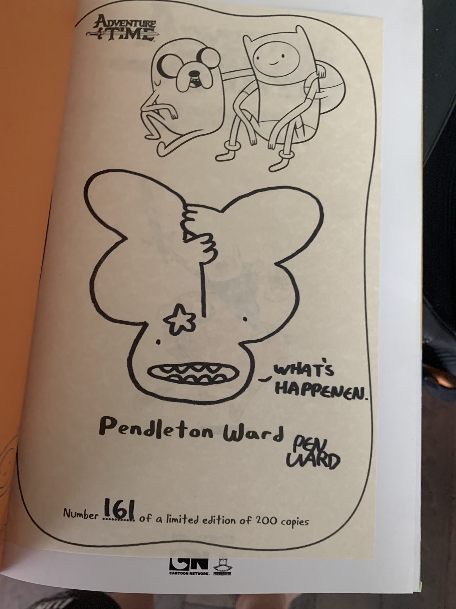 アレクサンダー on Twitter: "I’ve got this Adventure Time graphic novel, with a hand sketch of LSP from ...