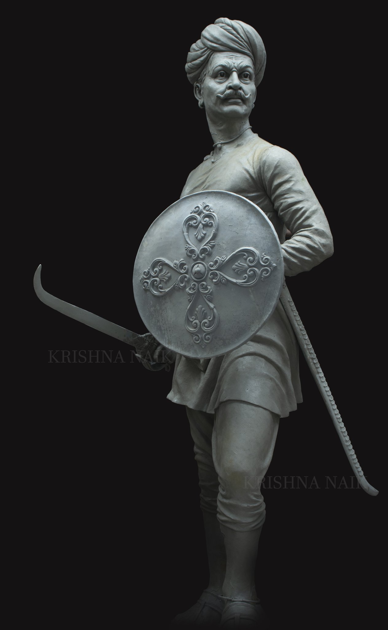 Sangolli Rayanna Statue