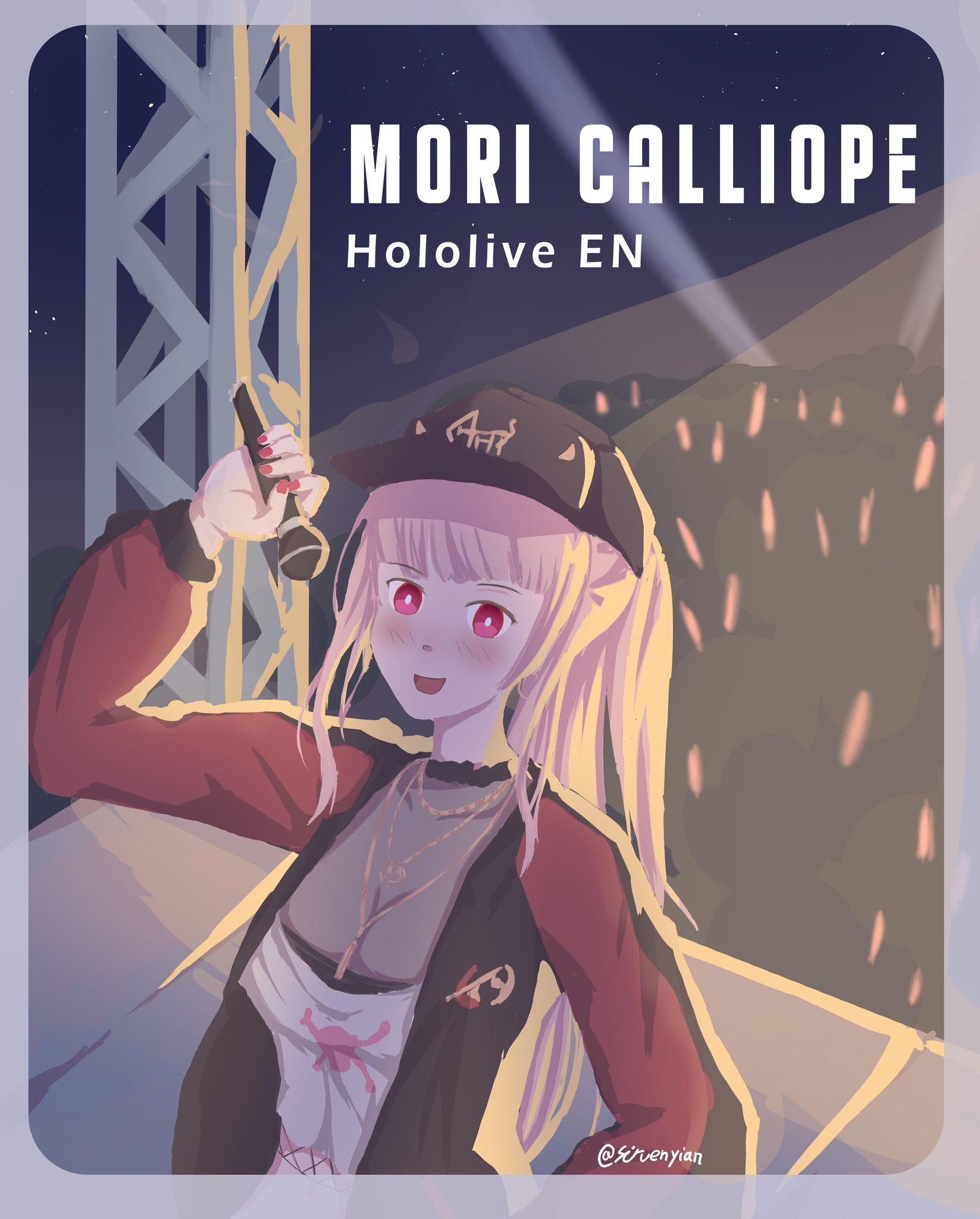 siru on Twitter: "Calli Drip, no line ver. #callillust #callidrip lined ver, NEVER…