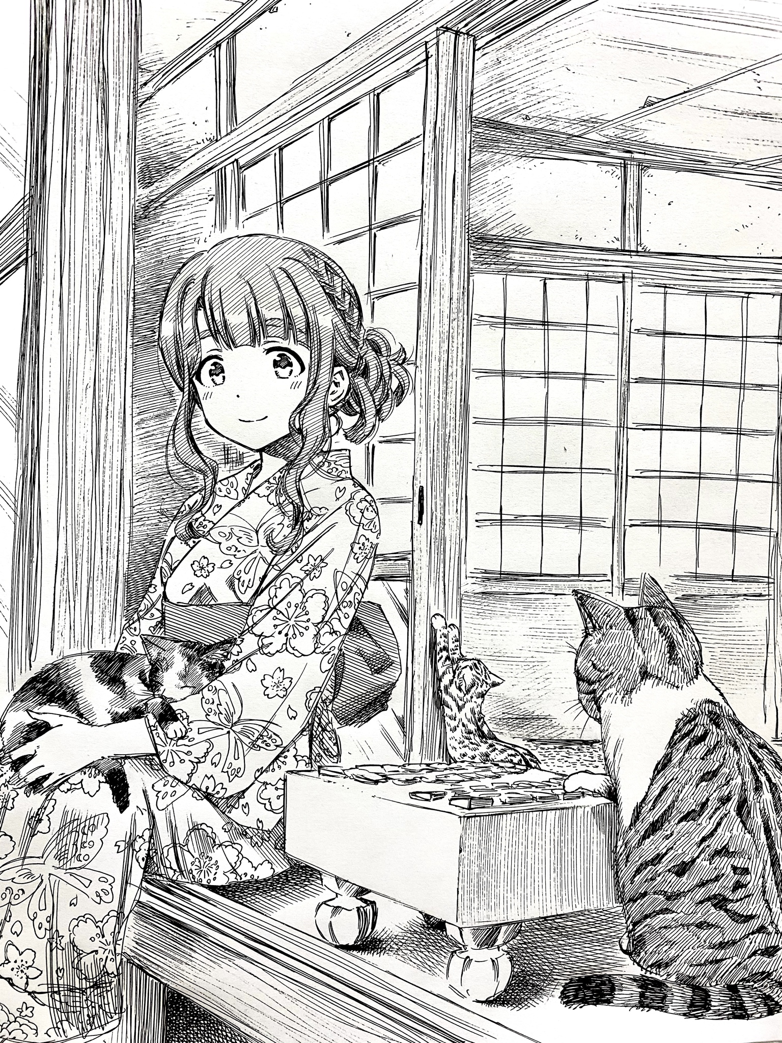 🏖 on Twitter: "🏖が宮尾美也の浴衣を描くそうですよ！ #shindanmaker #ミリシタ何描く https://t.co/b7nONHLgdk あたりも取らずに背景描きだして ...