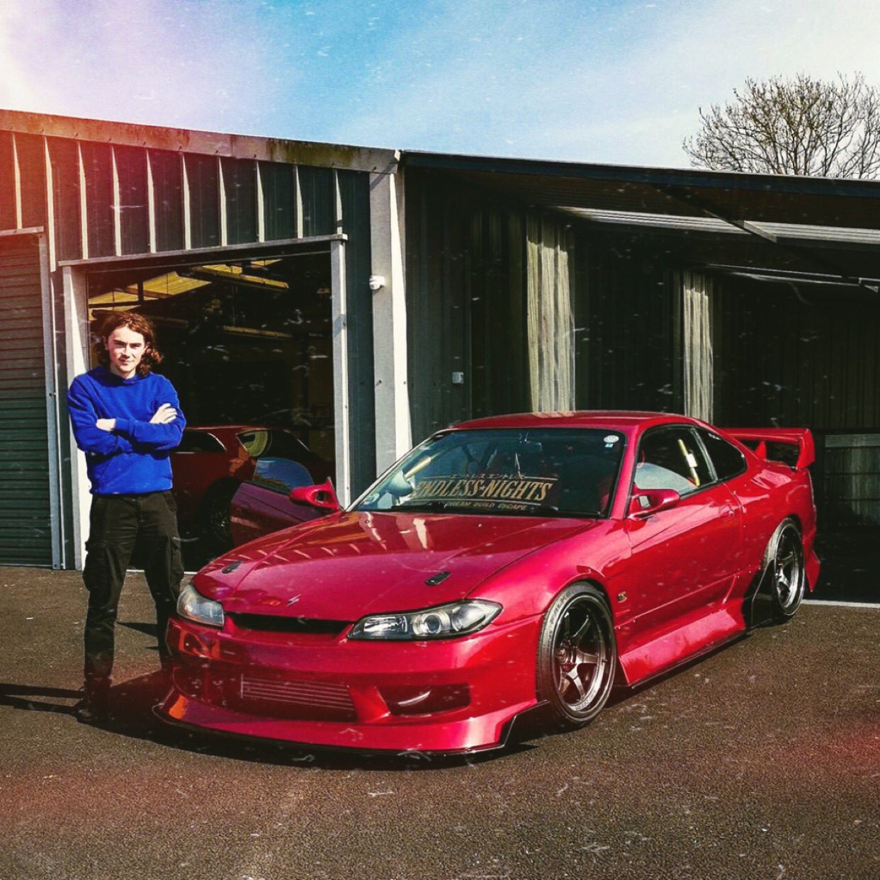 Nissan Silvia S15 Spec R Drifting