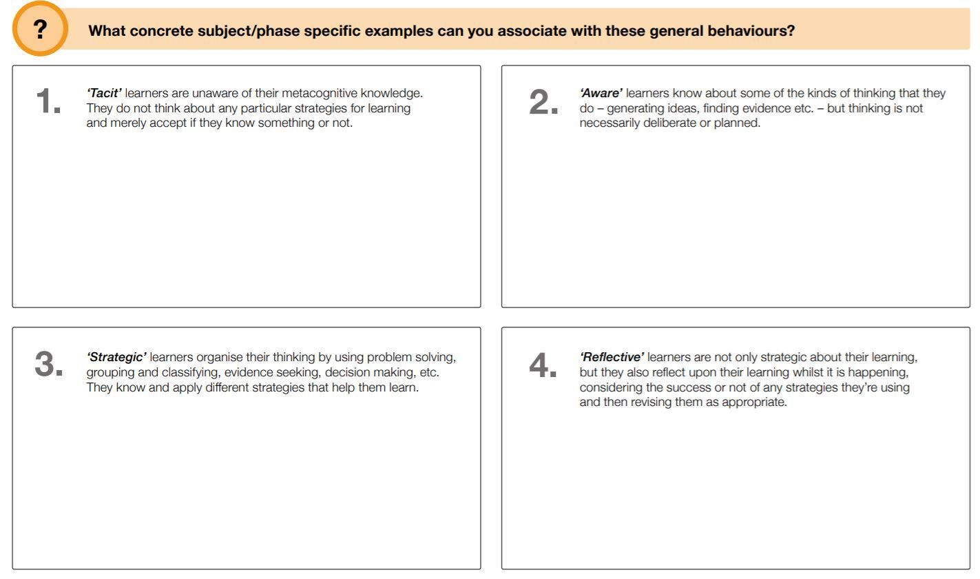 Eef On Twitter Supporting Pupils To Learn Independently This Resource