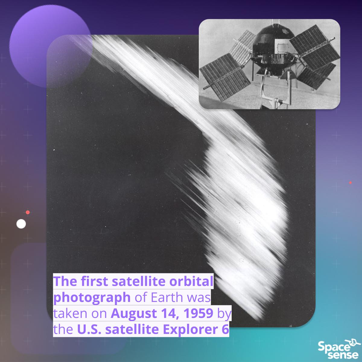 First Picture Of Earth From Space 1959