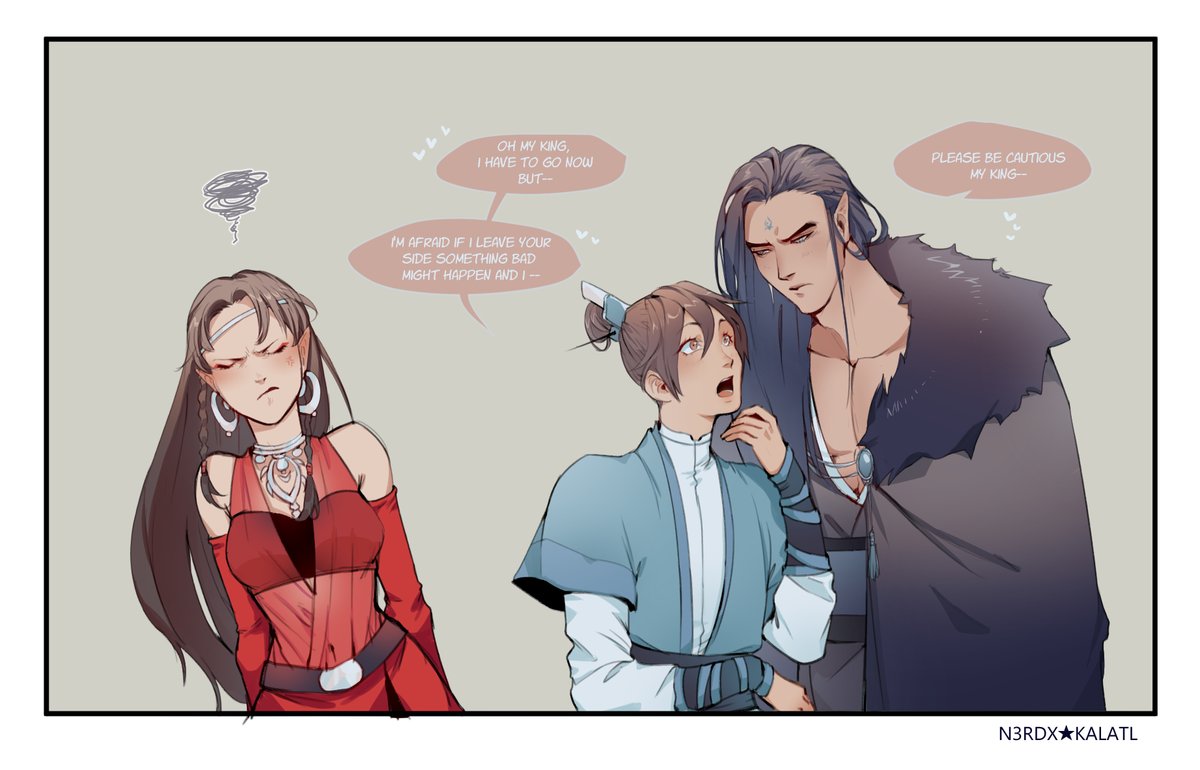 「Part 1/2 So Sha Hualing, Mobei Jun and S」|Kᴀʟᴀᴛʟ | Commissions Closedの漫画