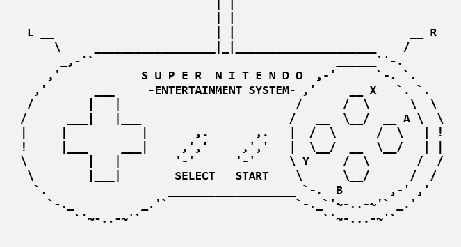 Nintendo Controller Sketch