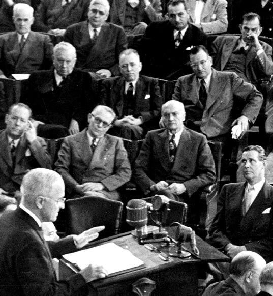 Michael Beschloss on Twitter: "Truman gave 1951 State of the Union to a ...