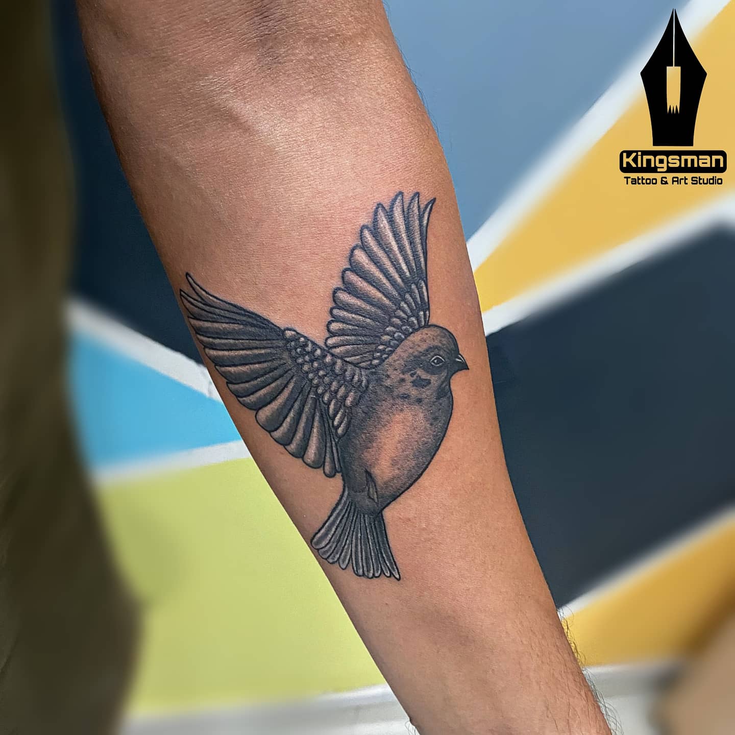 Mockingbird Wrist Tattoo