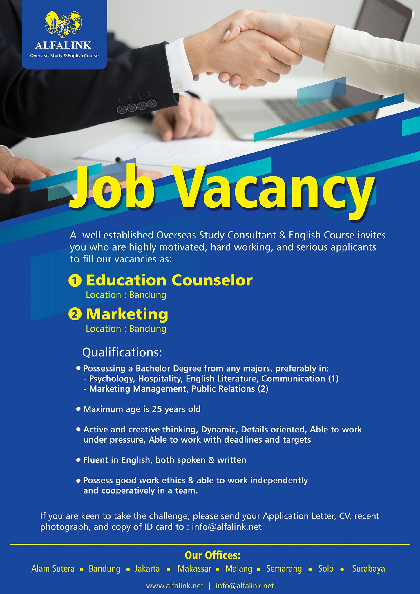 Job Vacancy Advertisement