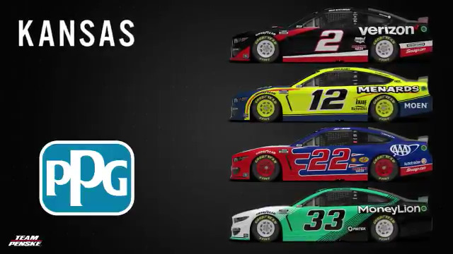 Team Penske's paint scheme preview for this weekend, with a look at ...