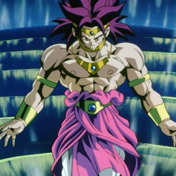 Broly Purple Hair
