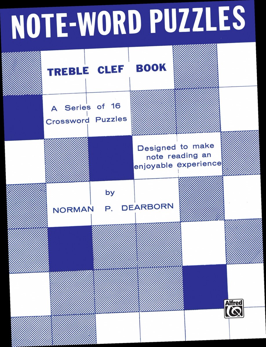 {Read/Download} Note-Word Puzzles: Treble Clef by Norman P. Dearborn ...