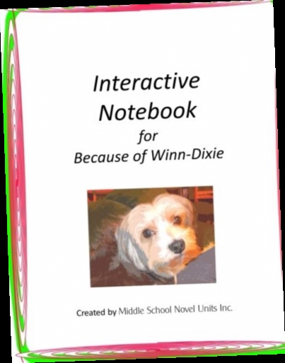 {Read/Download} Interactive Notebook for Because of Winn Dixie by Midd ...