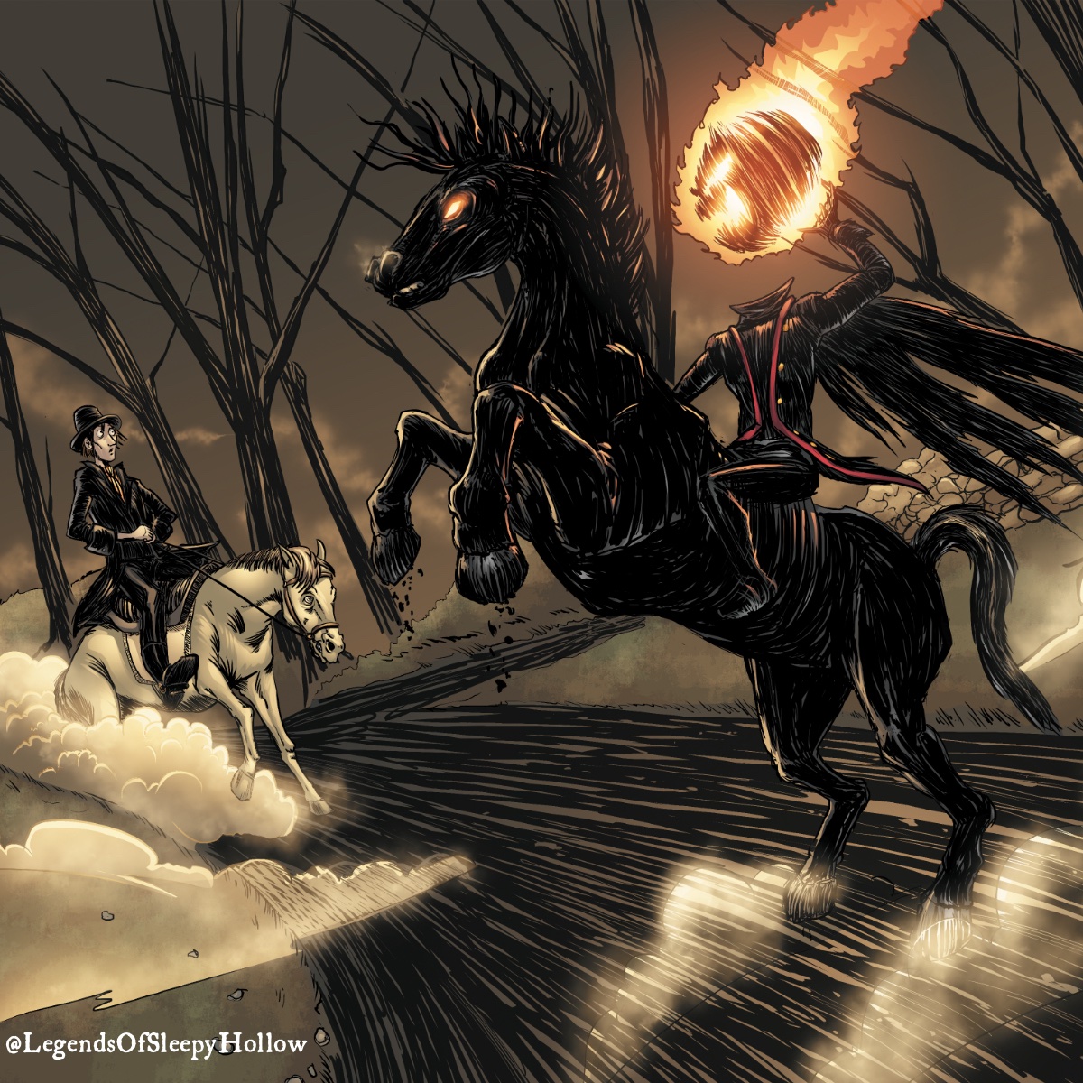 The Legend Of Sleepy Hollow Headless Horseman