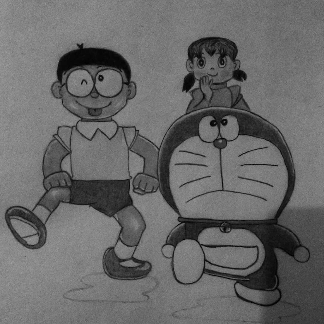 Doraemon Nobita Drawing