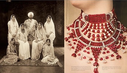 The necklace that has come to be known as the Patiala Ruby Choker was ...