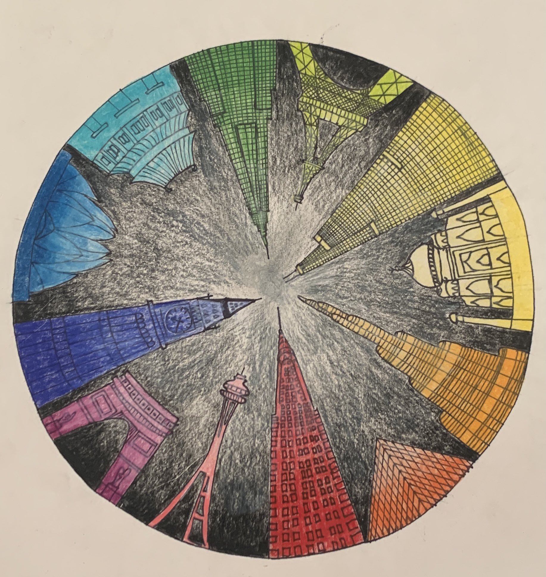 Color Wheel Painting Ideas