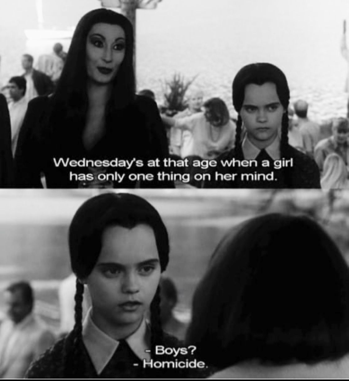 Wednesday Addams Halloween Meme
