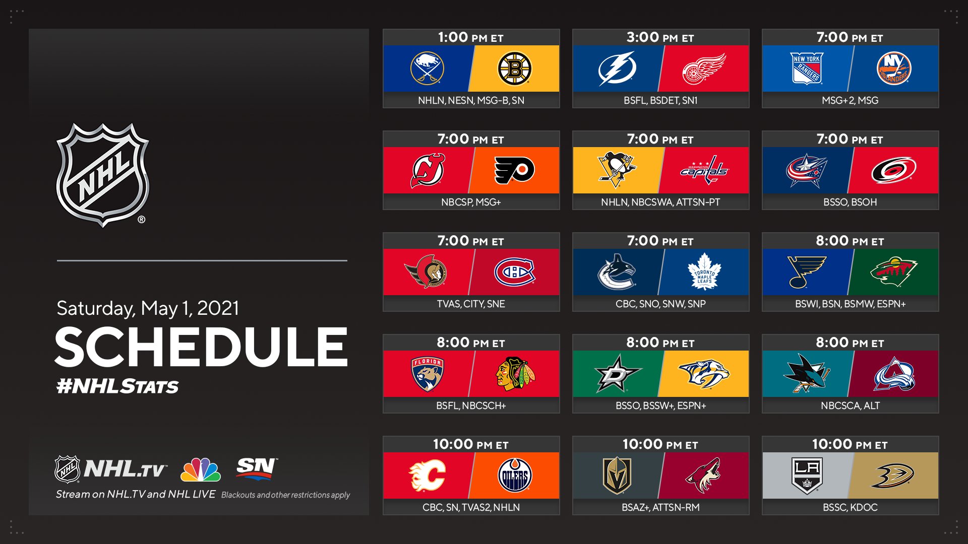 Nhl games today store