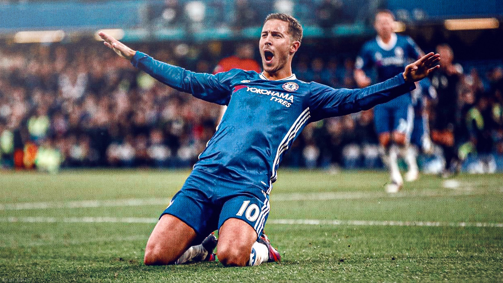 Eden Hazard Celebration Wallpaper